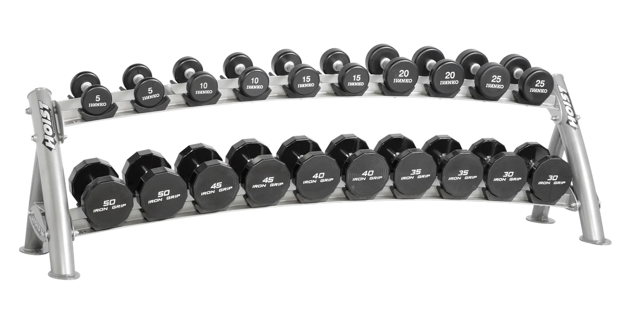 HOIST CF-3461-2 2-TIER HORIZONTAL DUMBBELL RACK